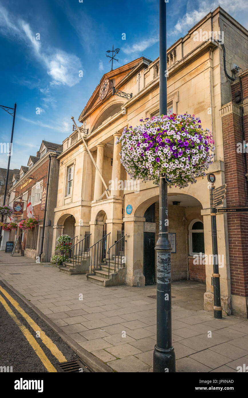 Historic Town Hall building in the town centre of the South ...