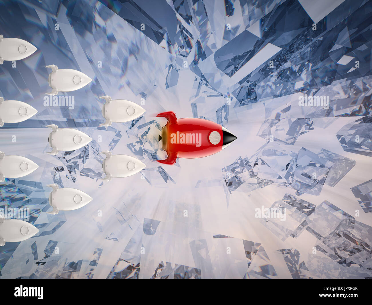 Red rocket hi-res stock photography and images - Alamy