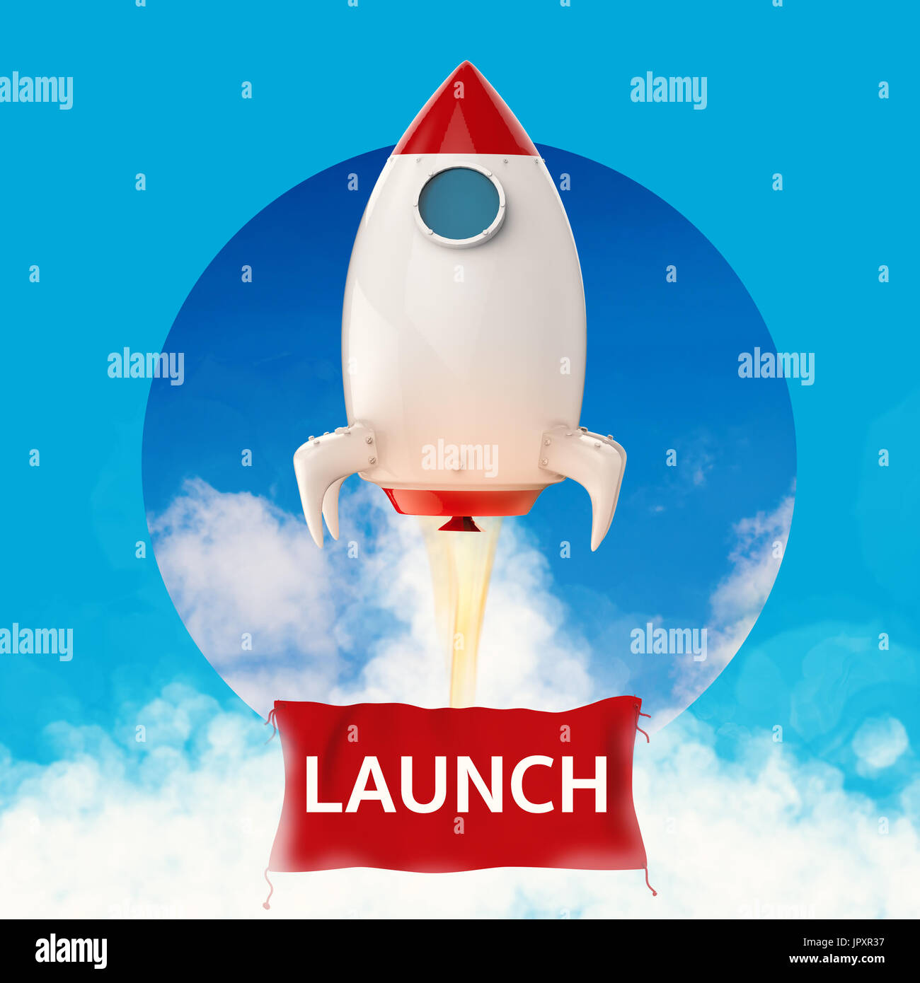 Launch banner hi-res stock photography and images - Alamy