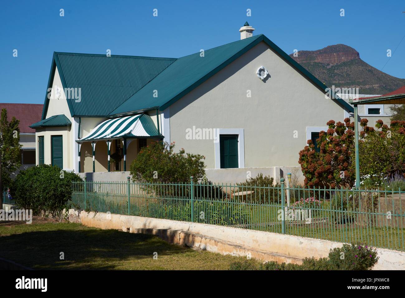 Historic building in the small town of Graaff-Reinet in the Karoo of ...