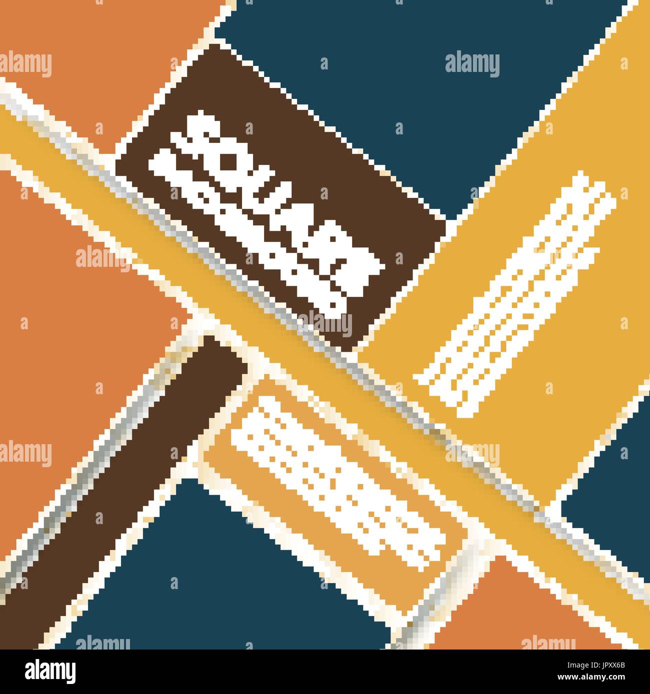 vector flat squares design cover Stock Vector Image & Art - Alamy