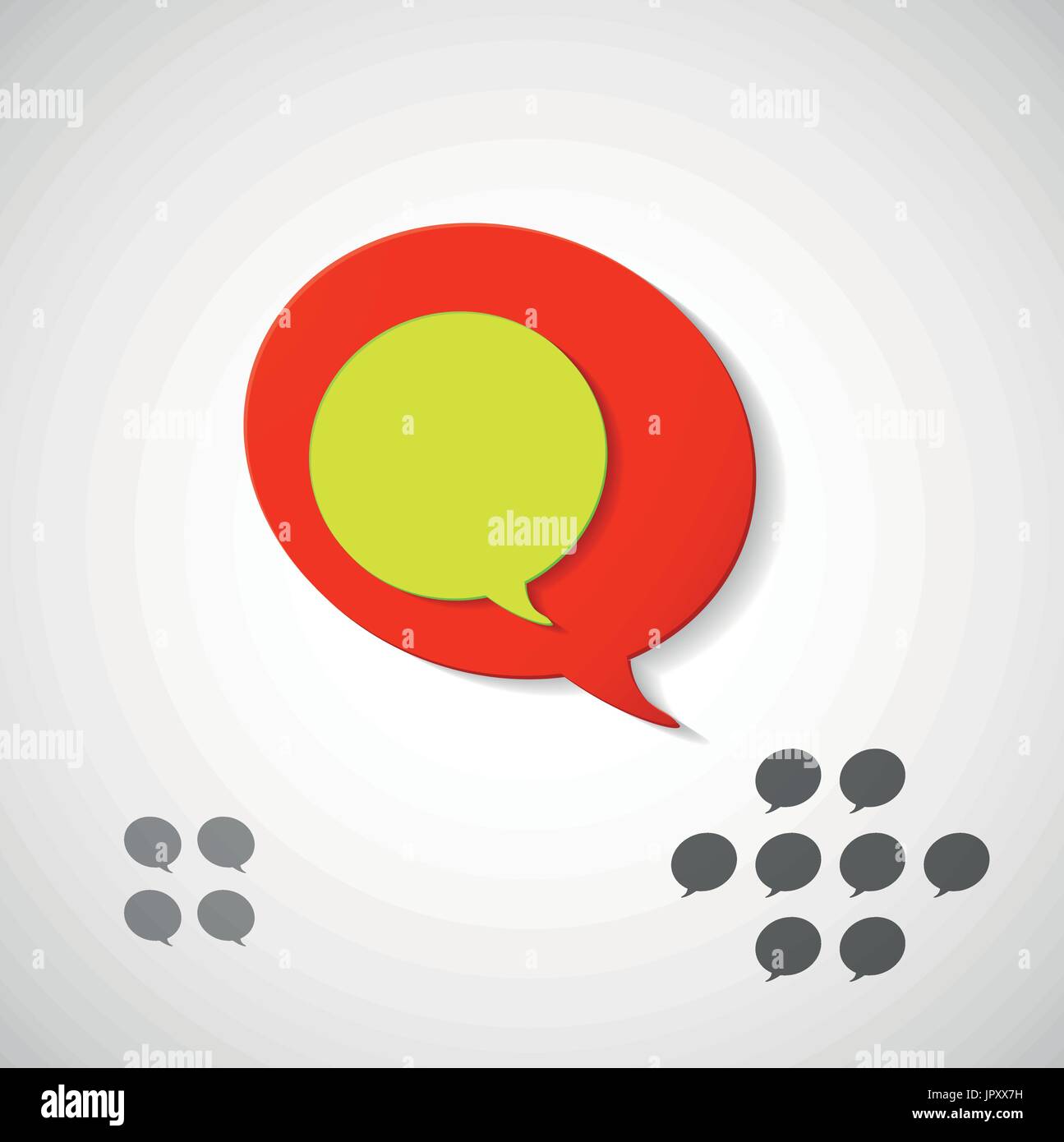 Creative background of colorful speech bubbles eps Stock Vector Image ...