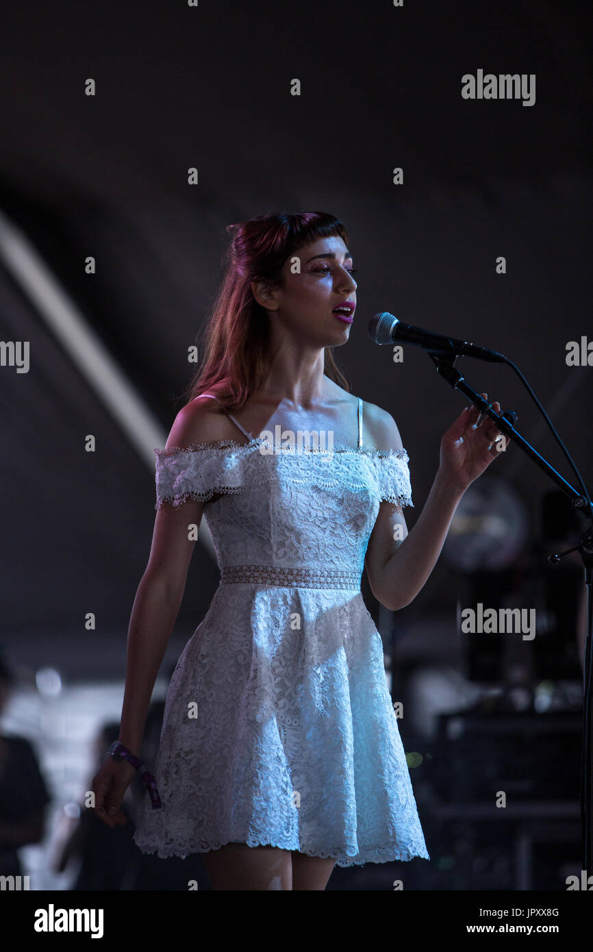 Foxygen performing live at Panorama Festival in New York City Stock ...