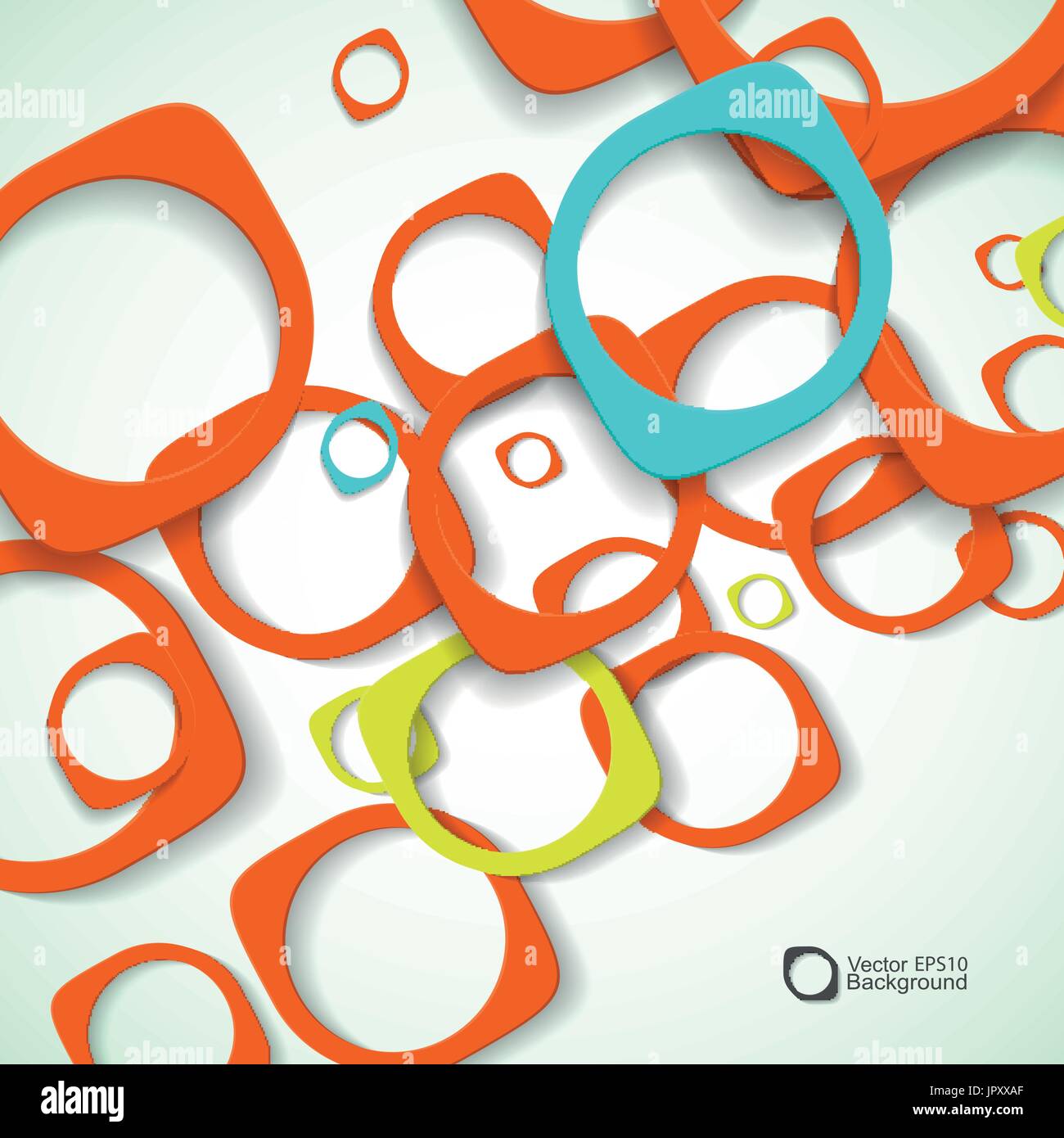 Abstract background of colored rounded bulk items Stock Vector Image ...