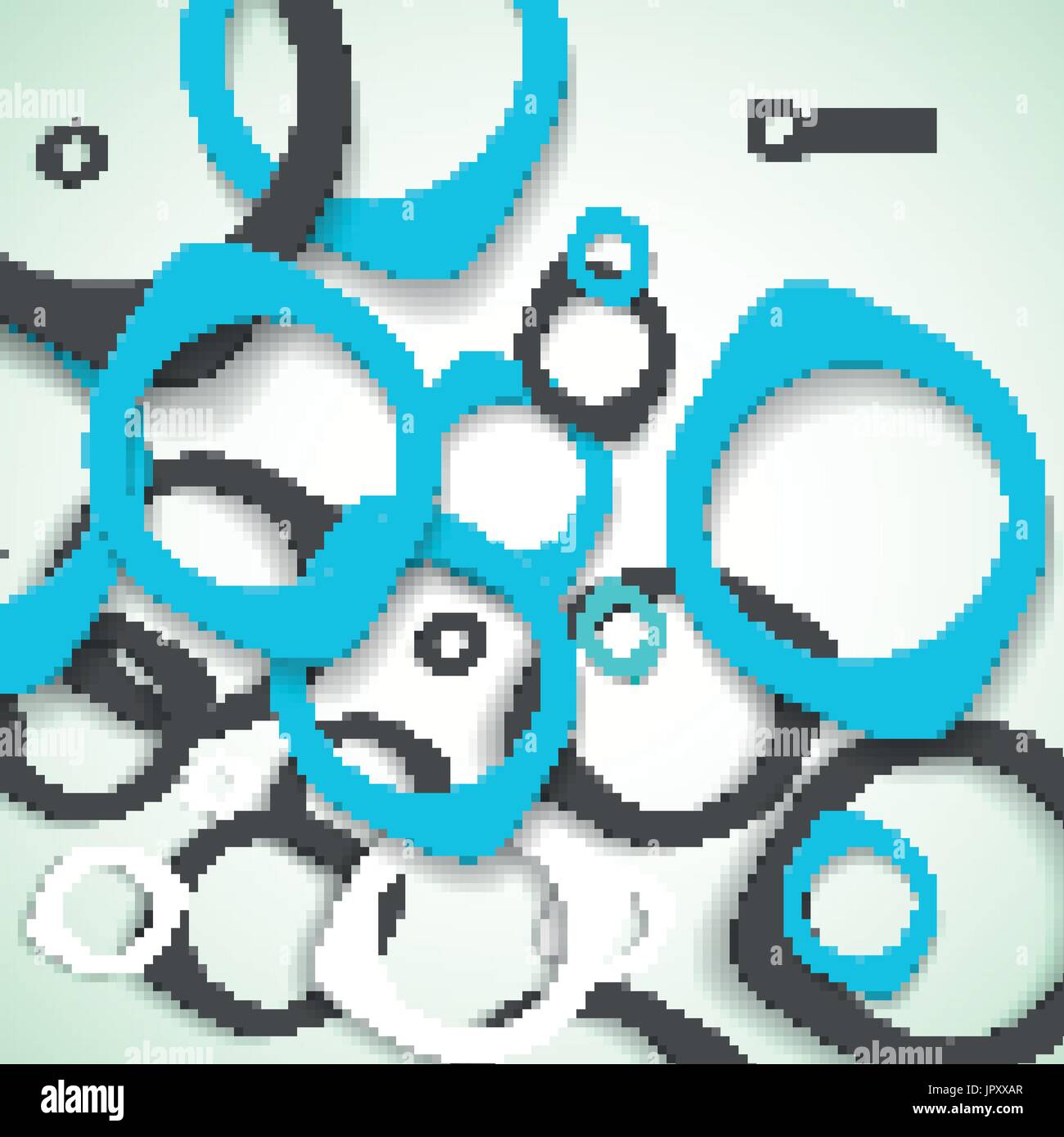 Abstract background of colored rounded bulk items Stock Vector Image ...