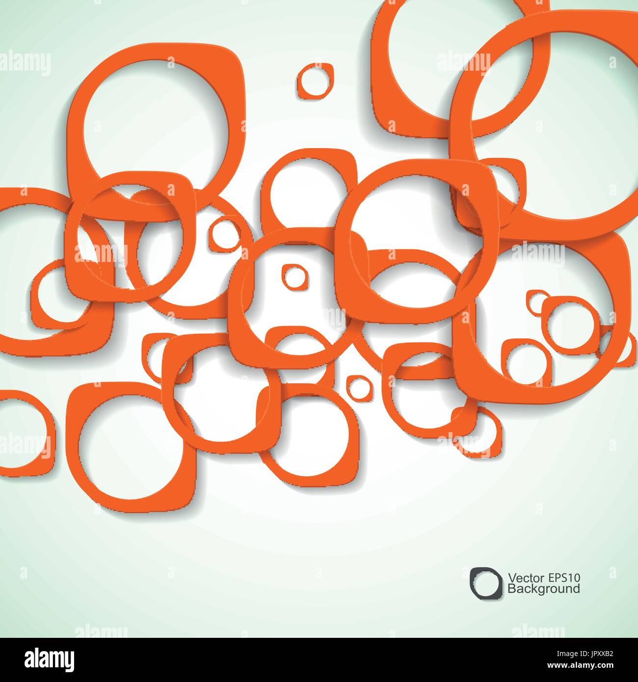 Abstract background of colored rounded bulk items Stock Vector Image ...