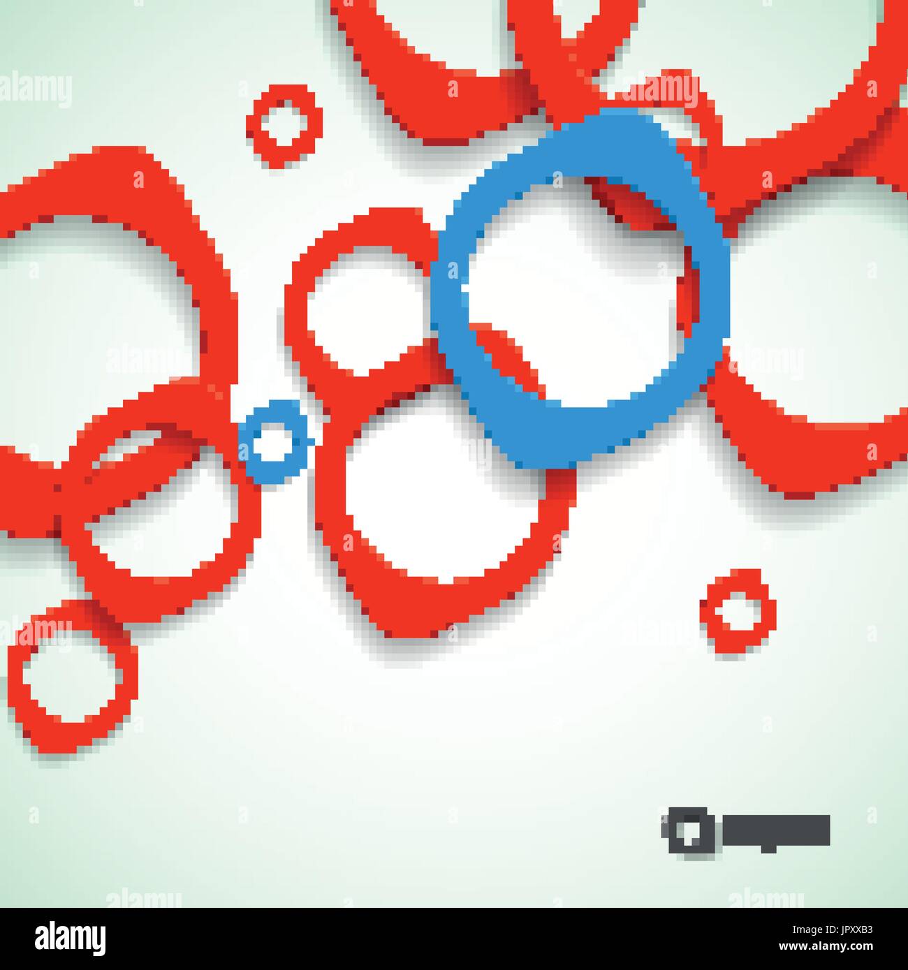 Abstract background of colored rounded bulk items Stock Vector Image ...