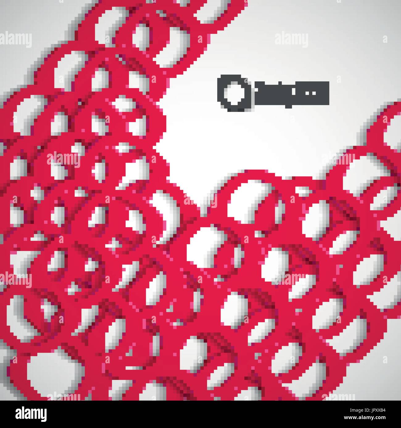 Abstract background of colored rounded bulk items Stock Vector Image ...