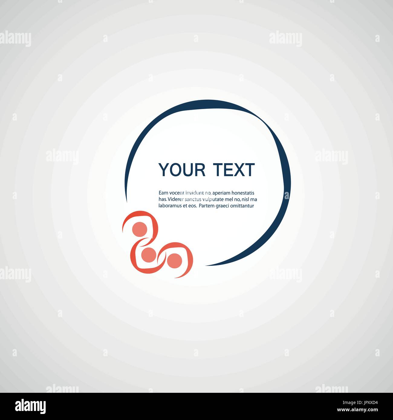 abstract black and red figures on the background Stock Vector Image ...