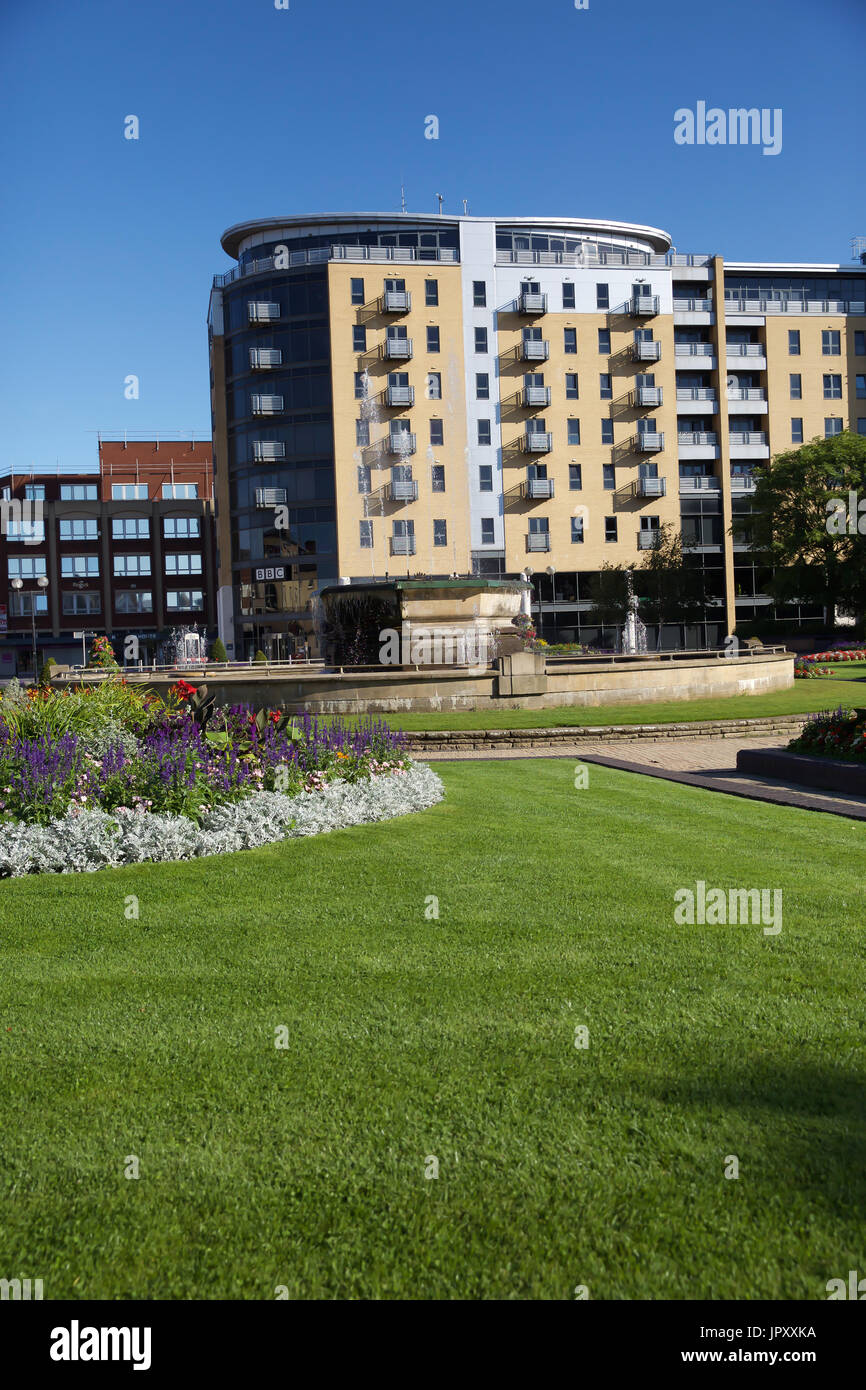 Queens Gardens in Kingston Upon Hull Stock Photo - Alamy