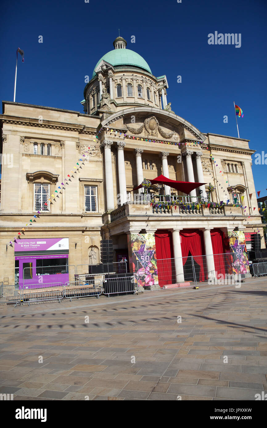 Hull City Hall in Kingston Upon Hull Stock Photo - Alamy