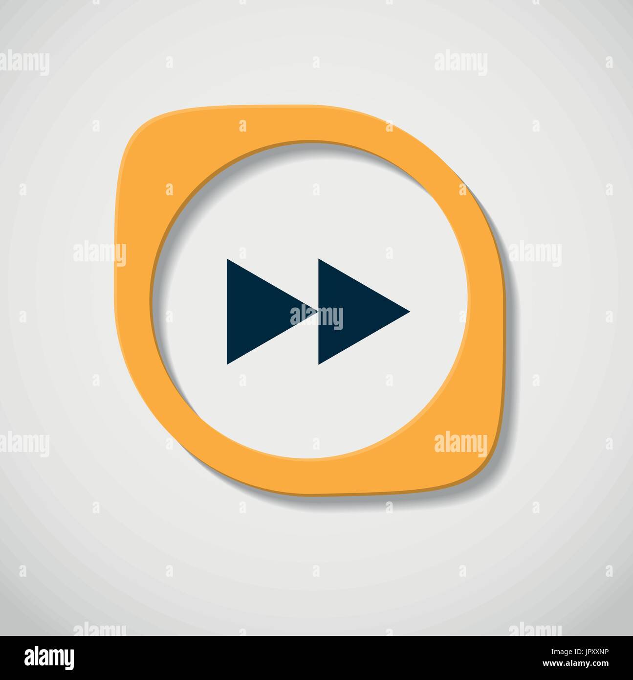 vector yellow button on a white background Stock Vector Image & Art - Alamy