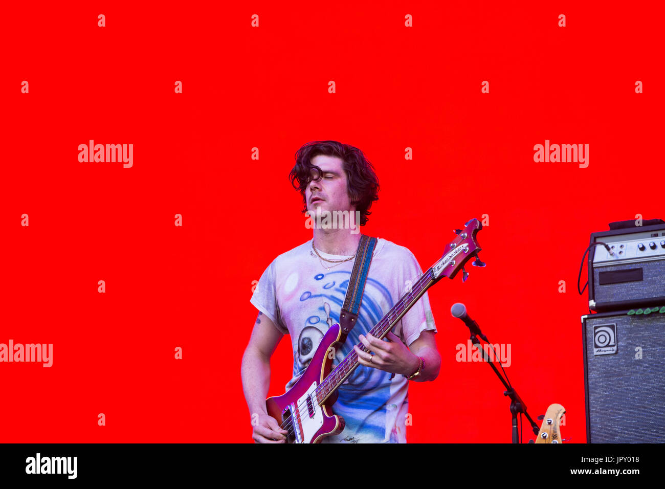 MGMT performing live at Panorama Festival in New York City Stock Photo ...