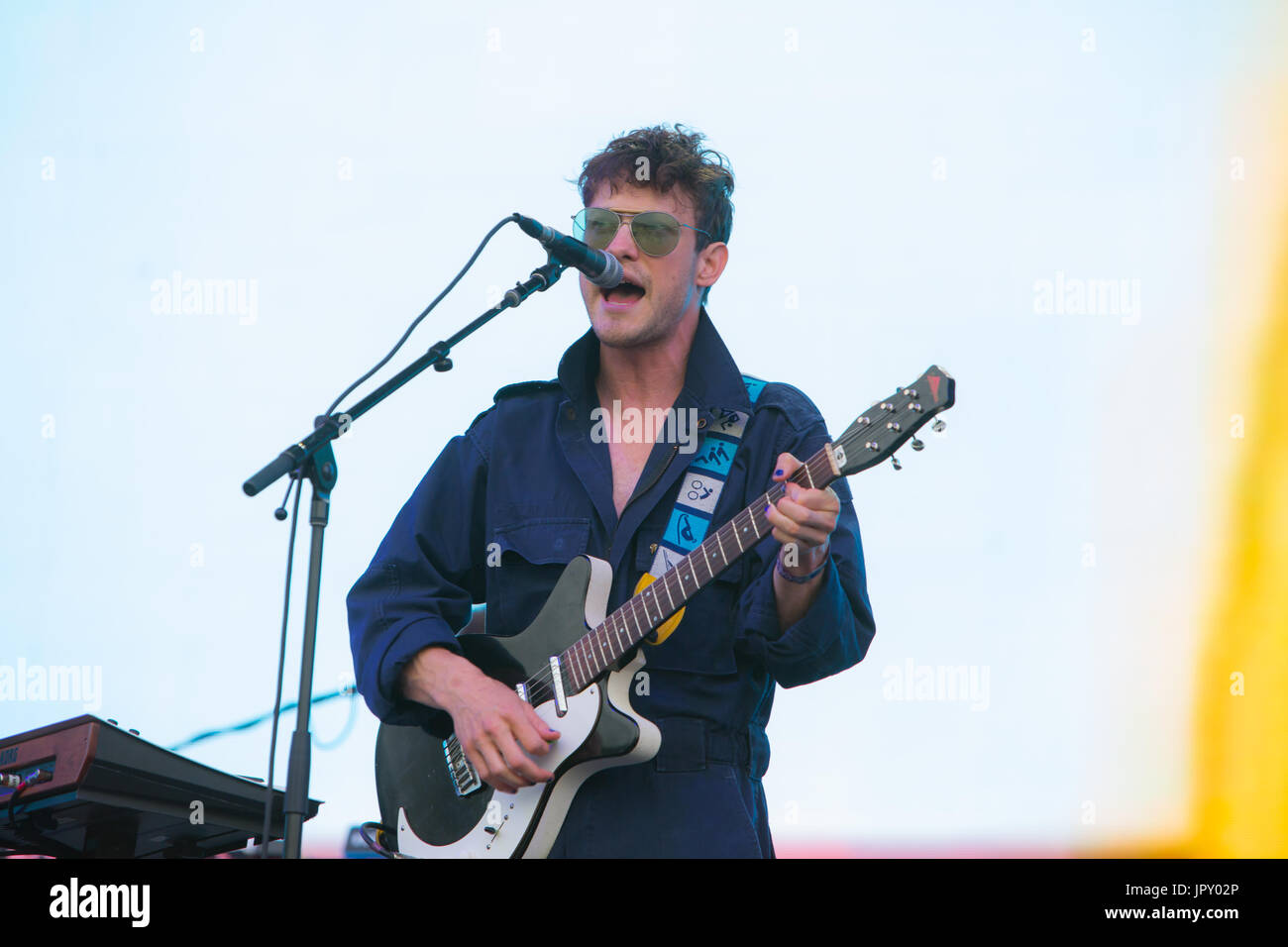 MGMT performing live at Panorama Festival in New York City Stock Photo ...