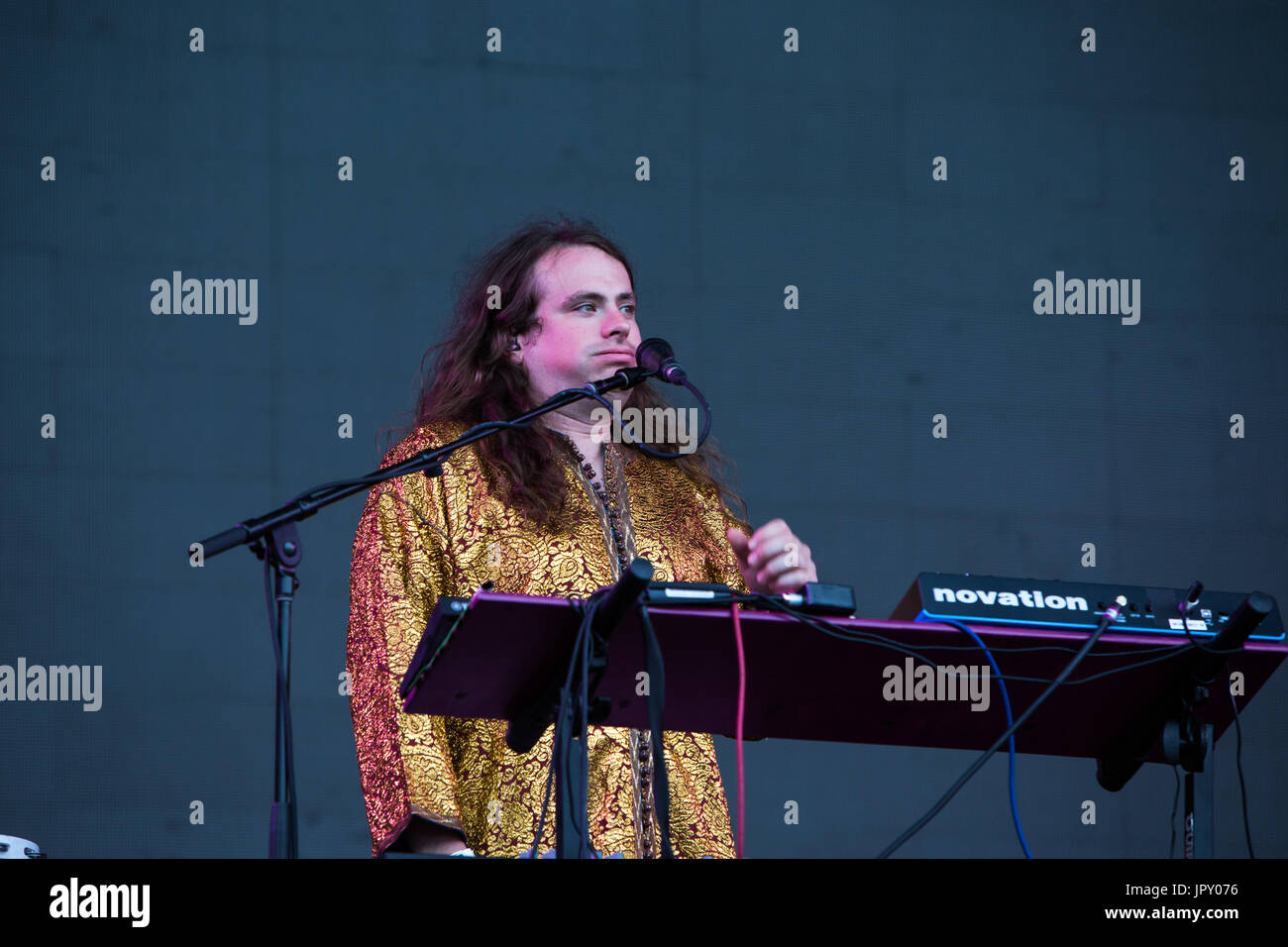 MGMT performing live at Panorama Festival in New York City Stock Photo ...