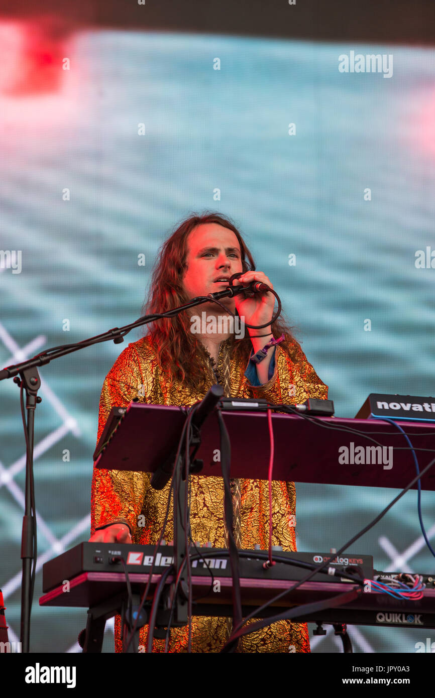 MGMT performing live at Panorama Festival in New York City Stock Photo ...