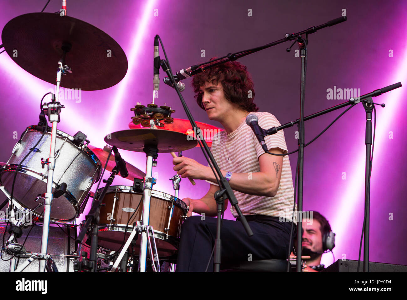 MGMT performing live at Panorama Festival in New York City Stock Photo ...