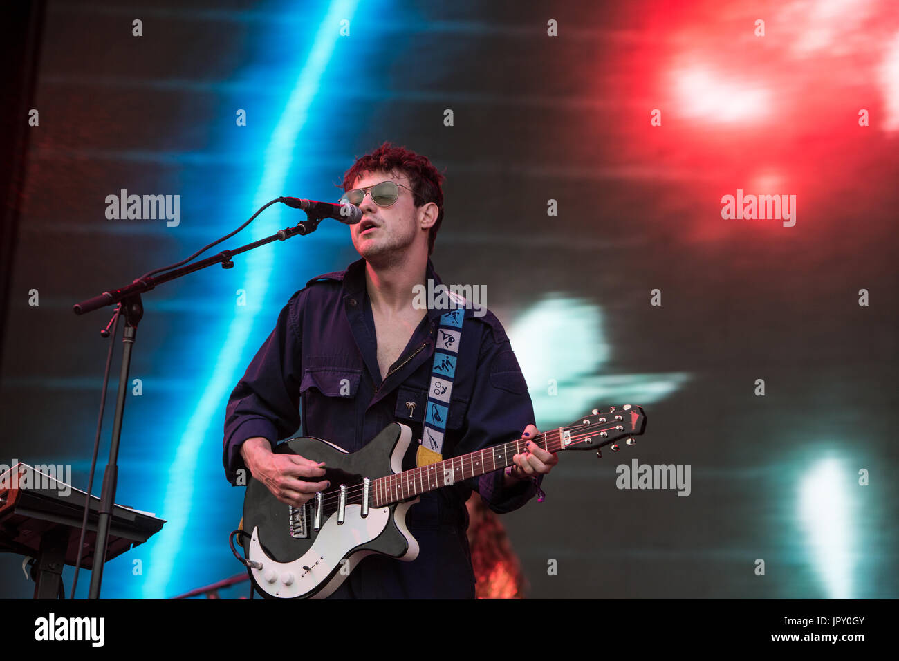 MGMT performing live at Panorama Festival in New York City Stock Photo ...