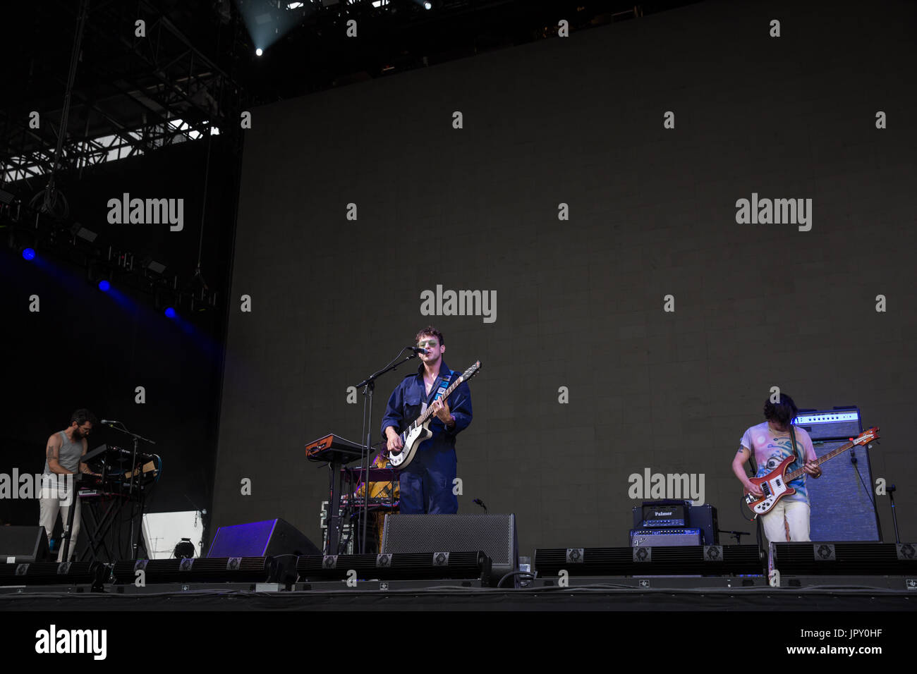 MGMT performing live at Panorama Festival in New York City Stock Photo ...