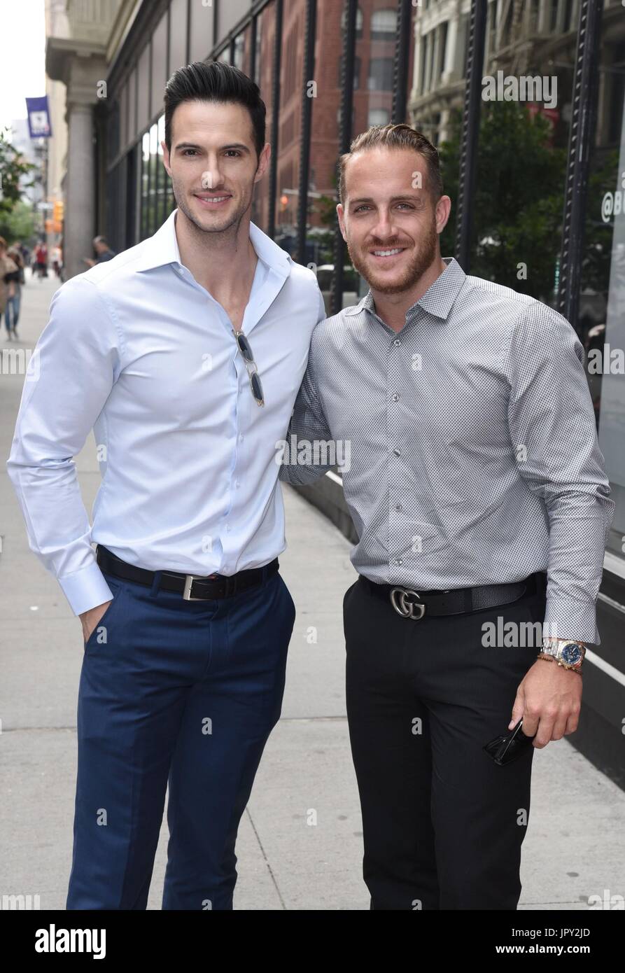 New York, NY, USA. 2nd Aug, 2017. Daniel Maguire, Vinny Ventiera, out ...