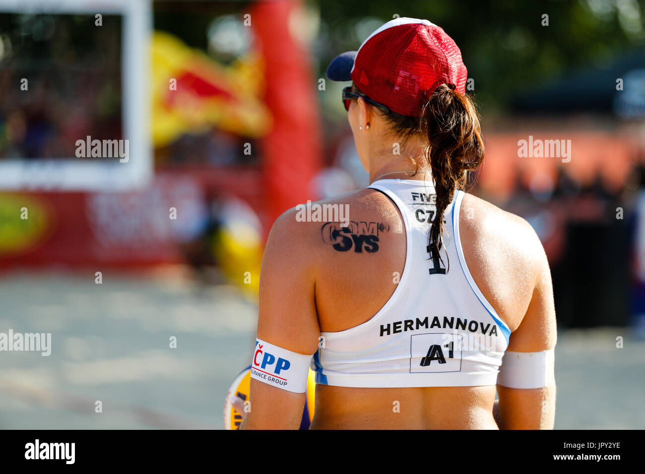 Vienna, Austria. 02nd Aug, 2017. Round of 32 elimination match between ...