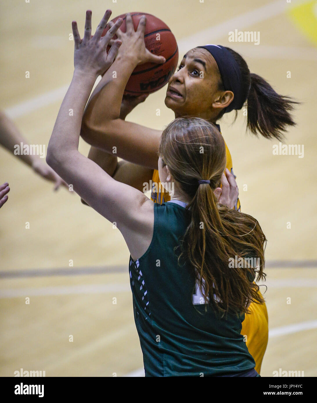 Rock Island, Iowa, USA. 18th Jan, 2017. Augustana's Mikayla Fallon (22 ...