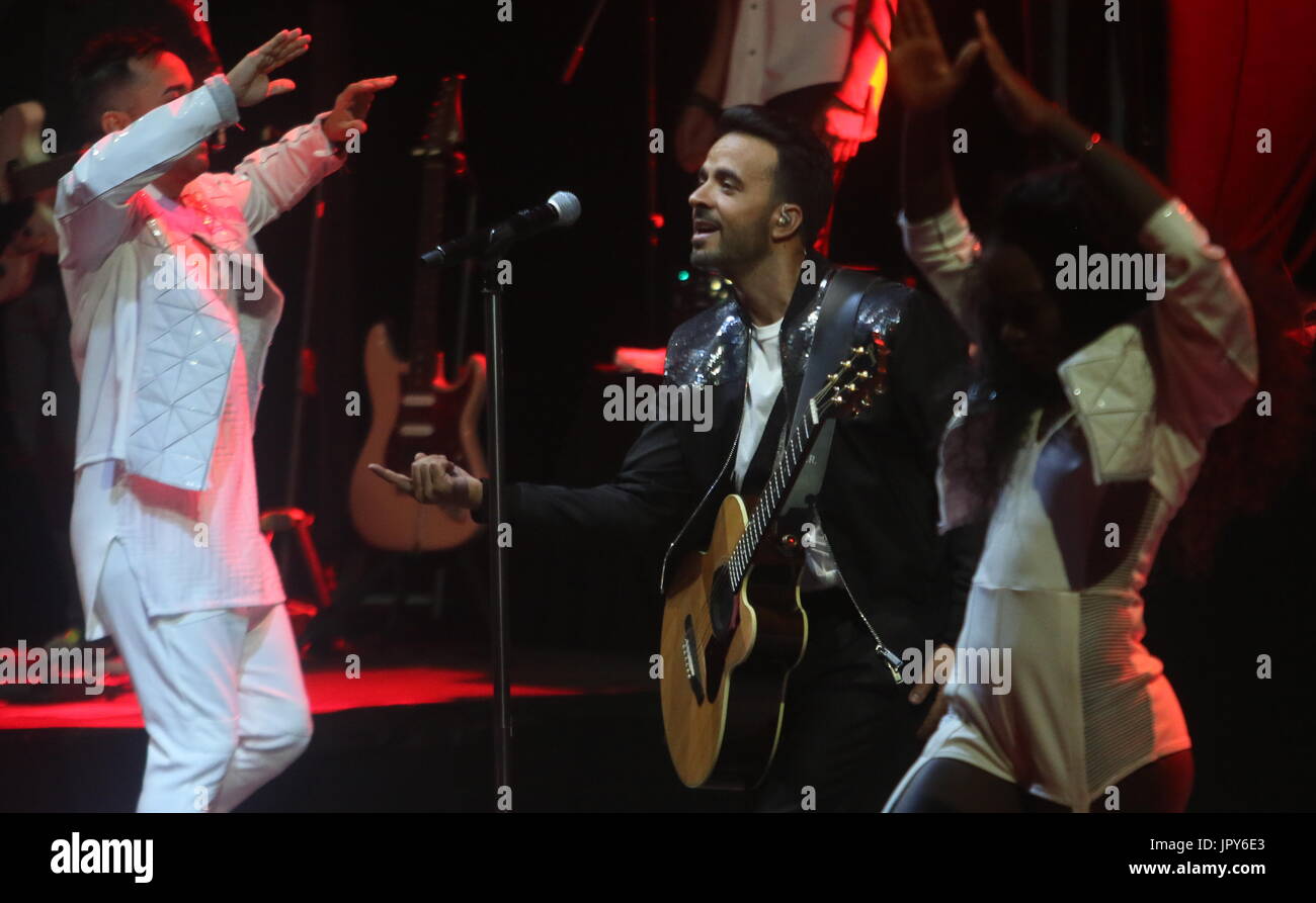 August 2, 2017 - August 2, 2017 (Marbella, Malaga) Puerto Rican singer ...