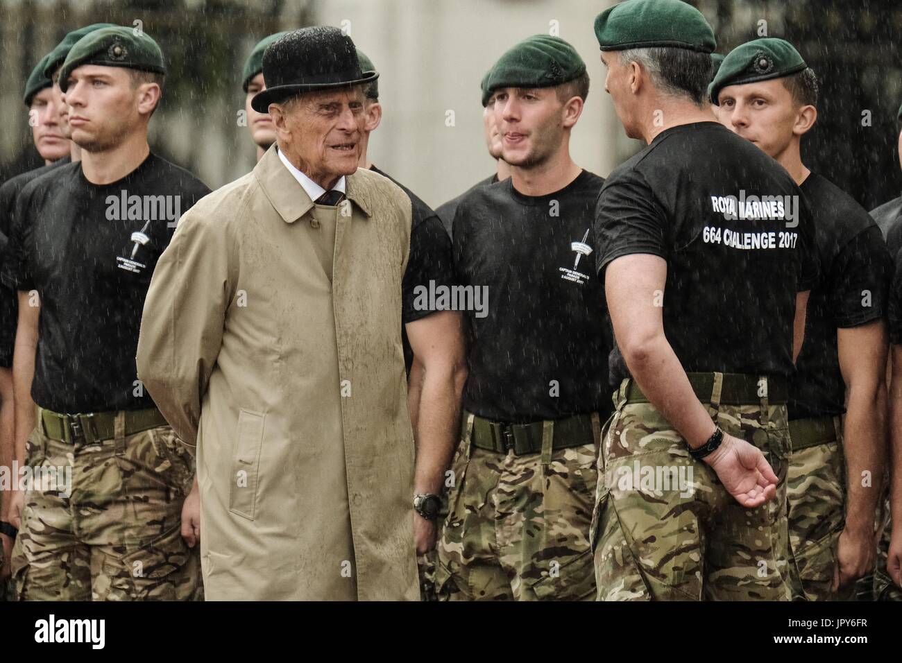 London, UK. 2nd August, 2017. London, Royal Marines' Captain General ...