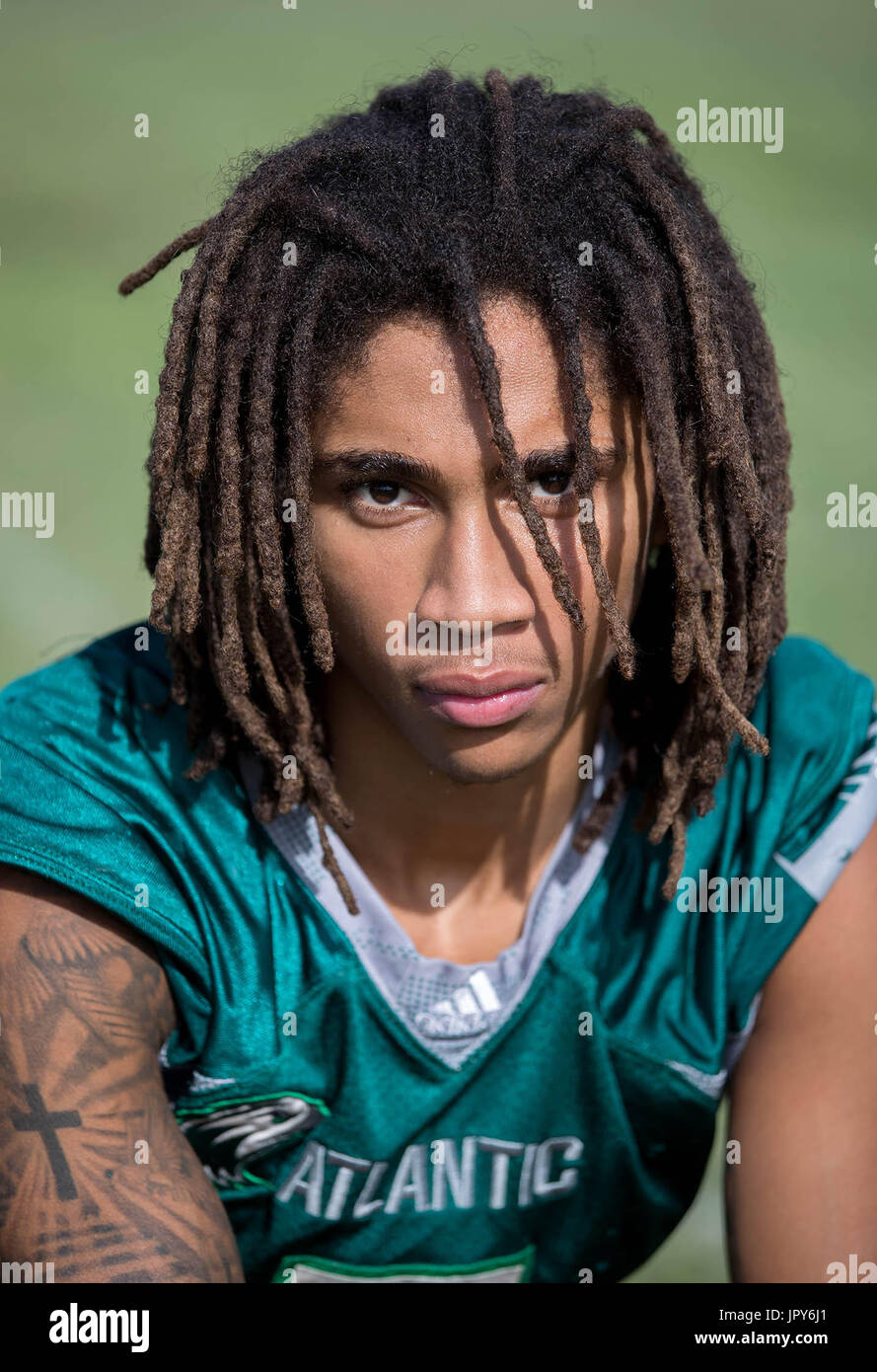 Delray Beach, Florida, USA. 2nd Aug, 2017. Super 11 football player ...