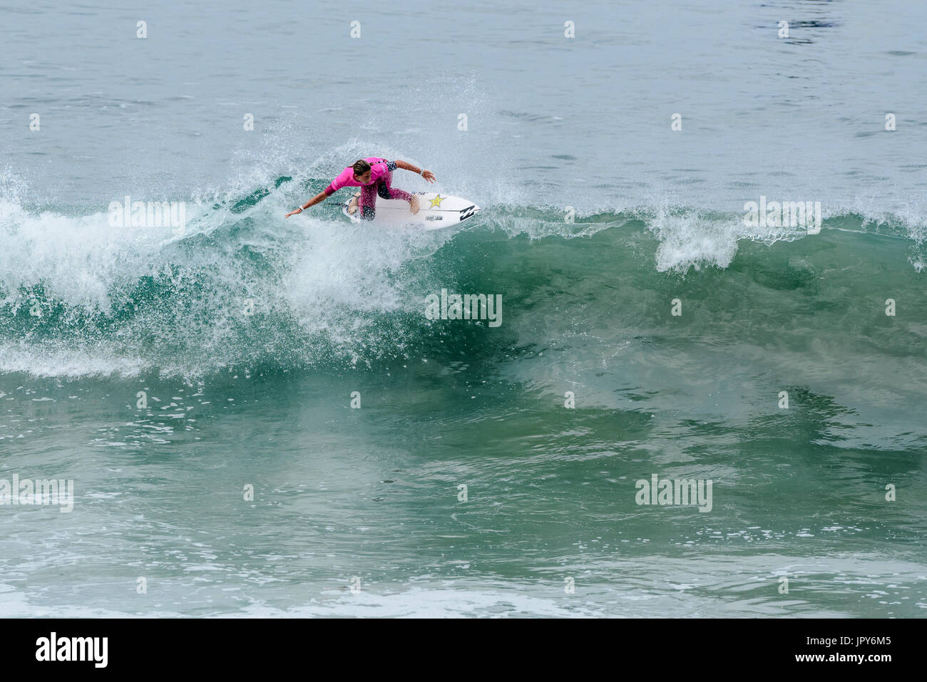 Huntington Beach, USA. 02 August, 2017. World Championship Tour surfer ...