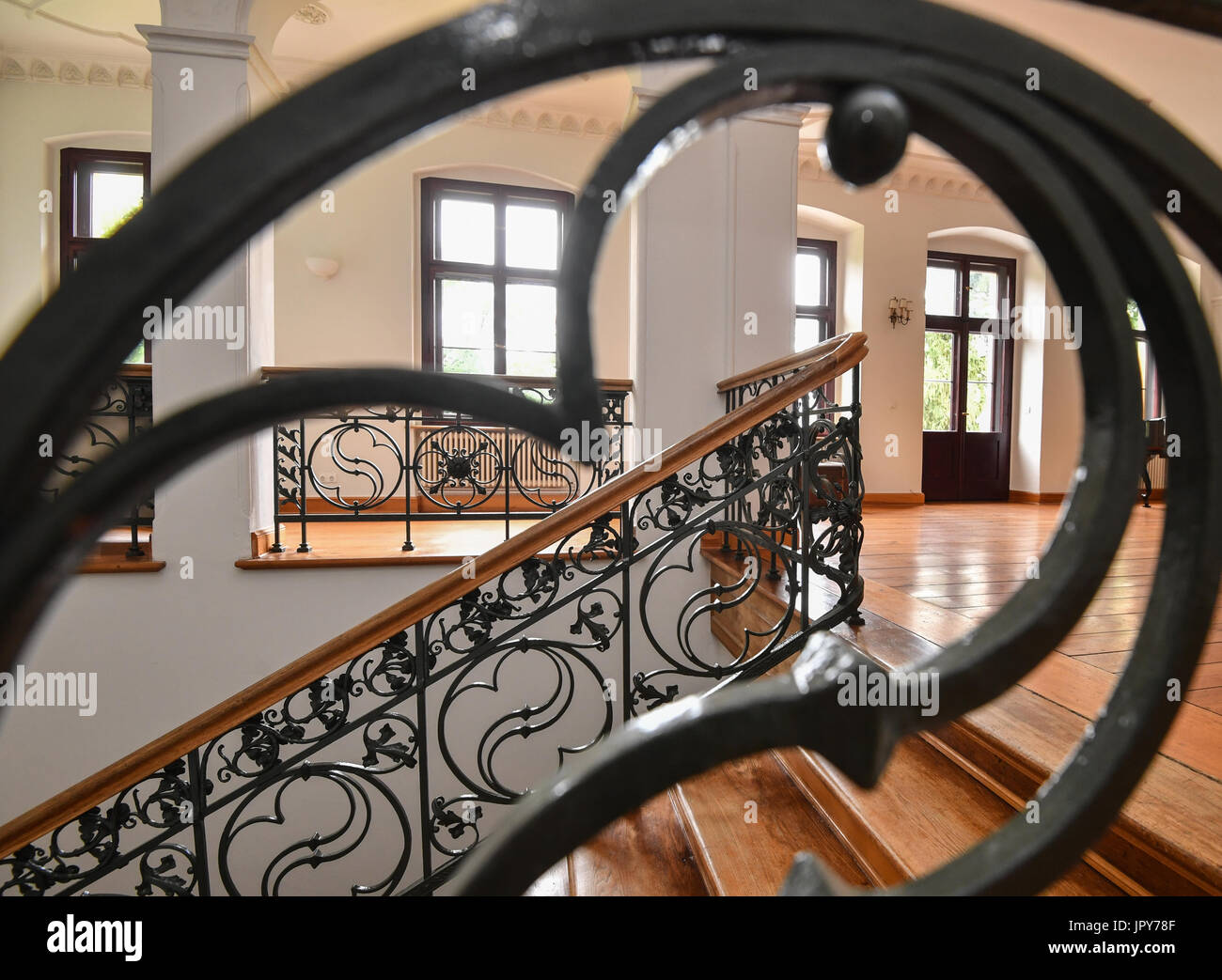 Historic staircase in a castle hi-res stock photography and images - Alamy