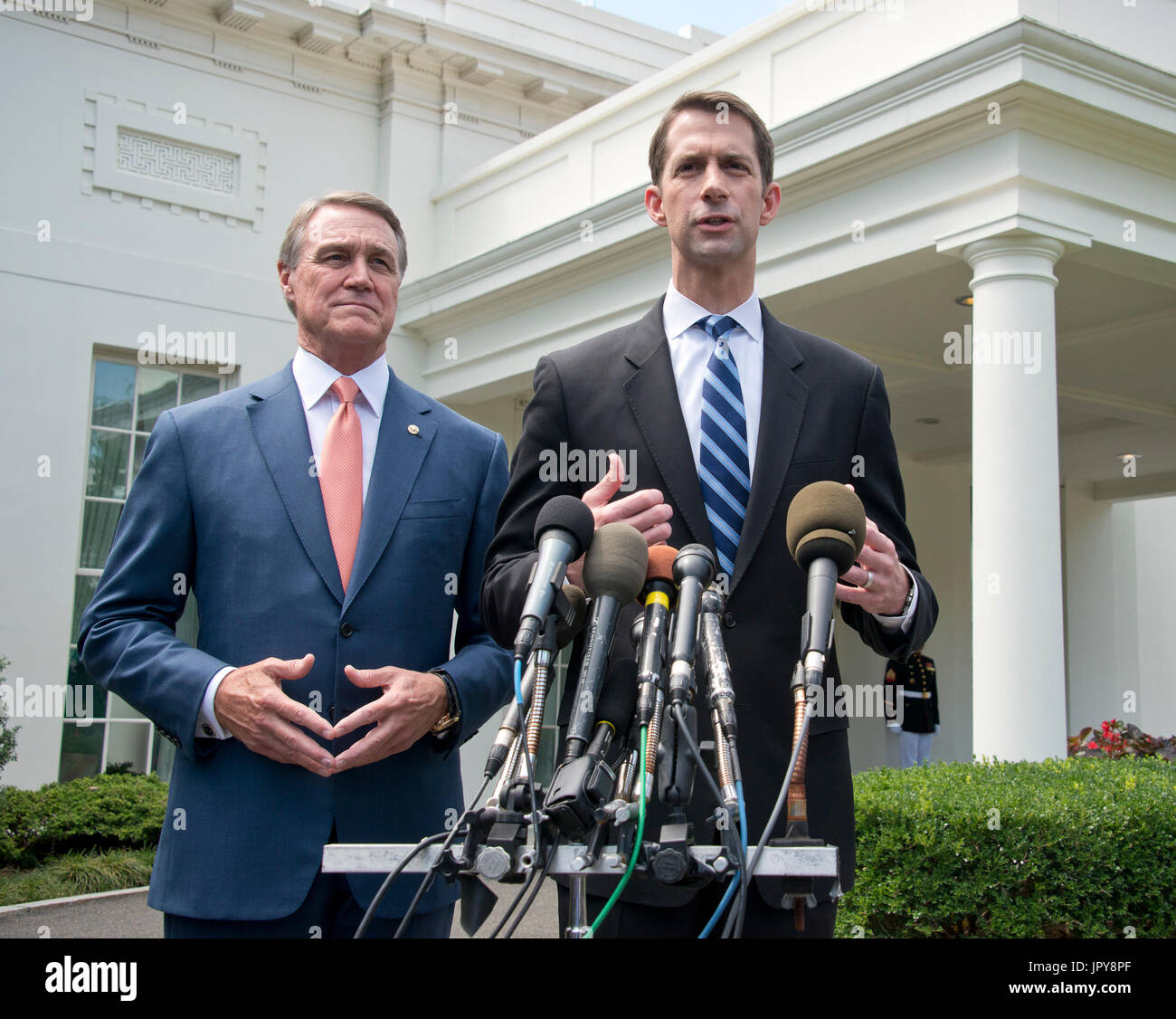 Washington, DC, USA. 2nd Aug, 2017. United States Senator David Perdue ...