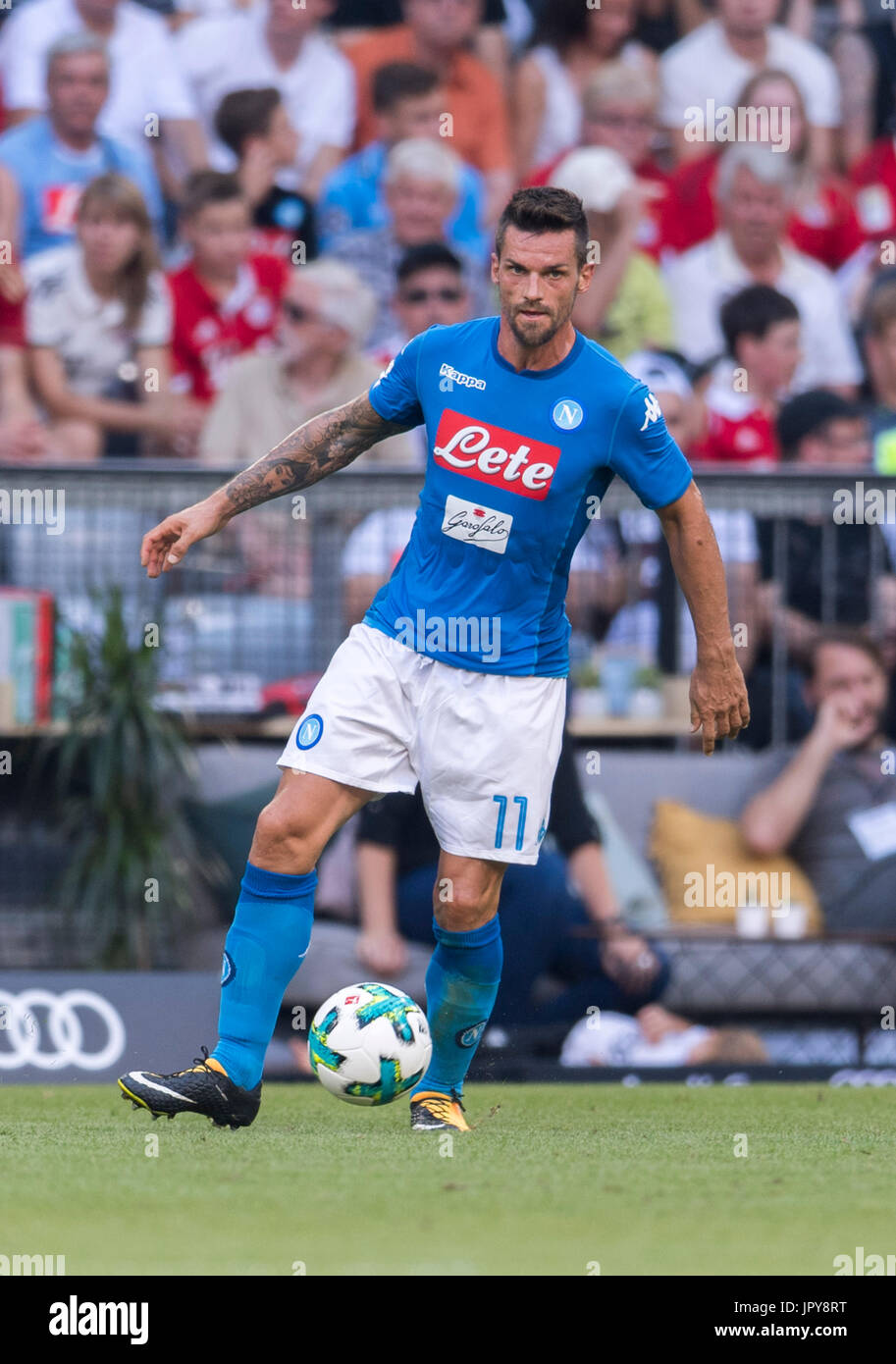 Munich, Germany. 2nd Aug, 2017. Christian Maggio (Napoli) Football ...