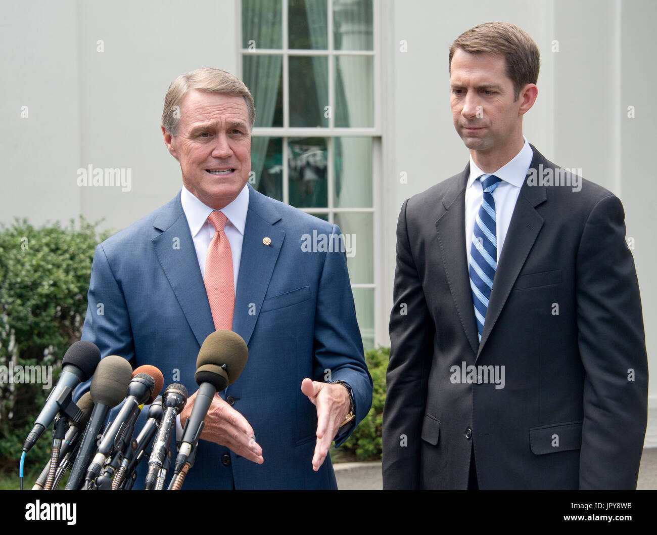 Washington, DC, USA. 2nd Aug, 2017. United States Senator David Perdue ...