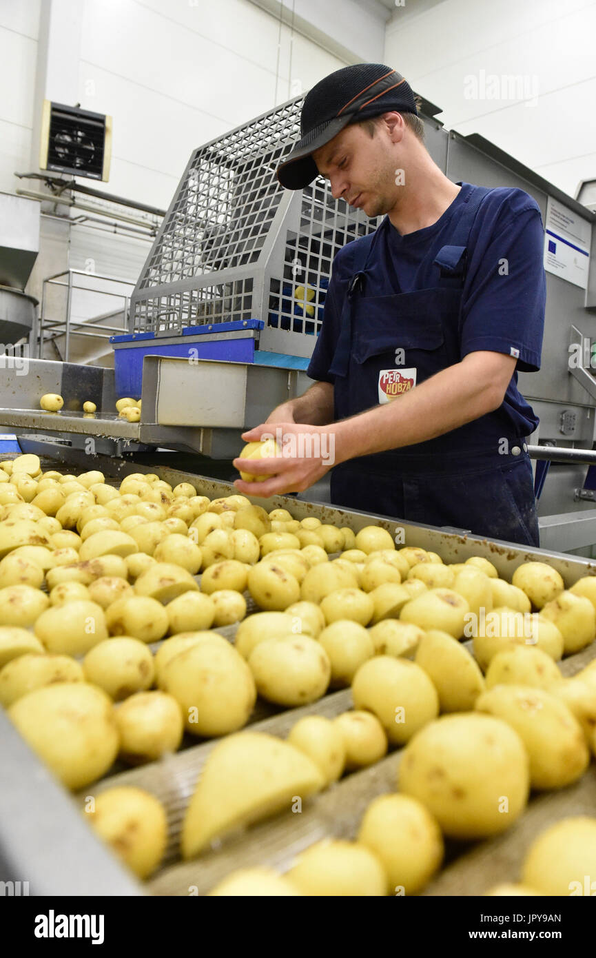 Potato crisps factory hi-res stock photography and images - Alamy