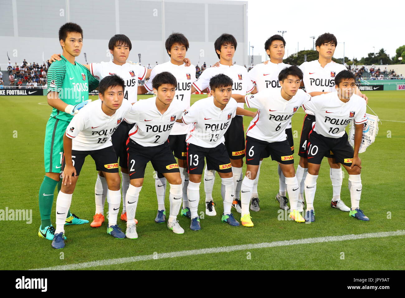 Tokyo, Japan. 2nd Aug, 2017. Urawa Reds Youth team group line-up ...