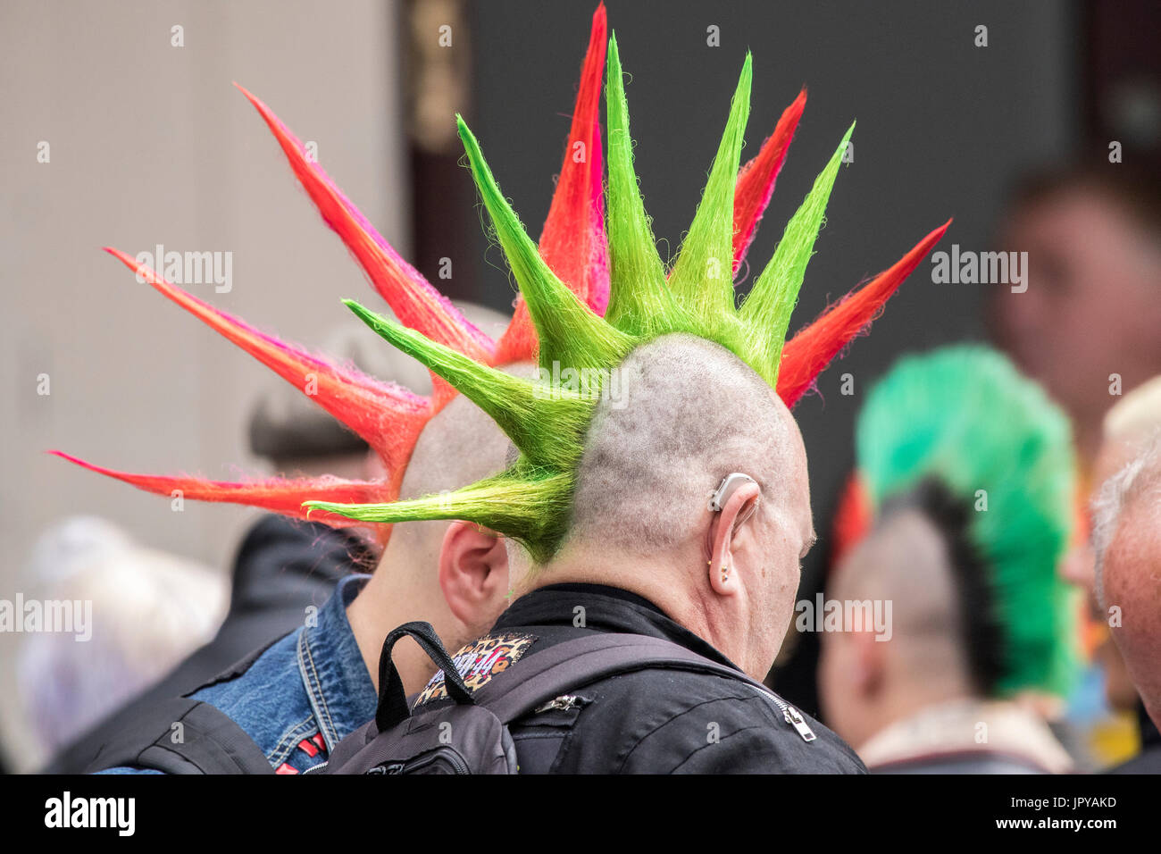 a punk rock rebel rebelling rebellion Blackpool festival spike spiked ...