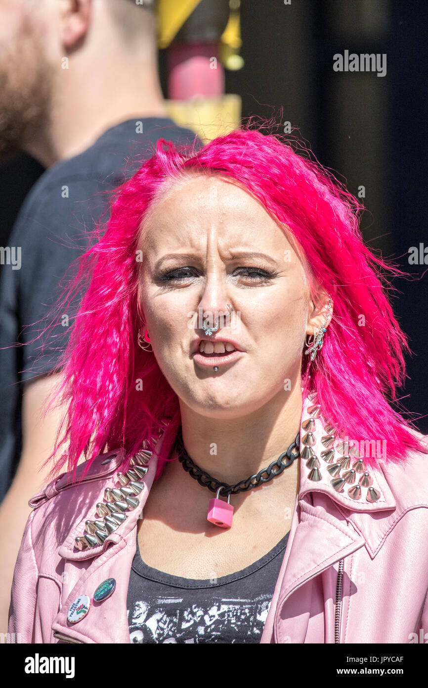 a punk rock rebel rebelling rebellion Blackpool festival spike spiked ...