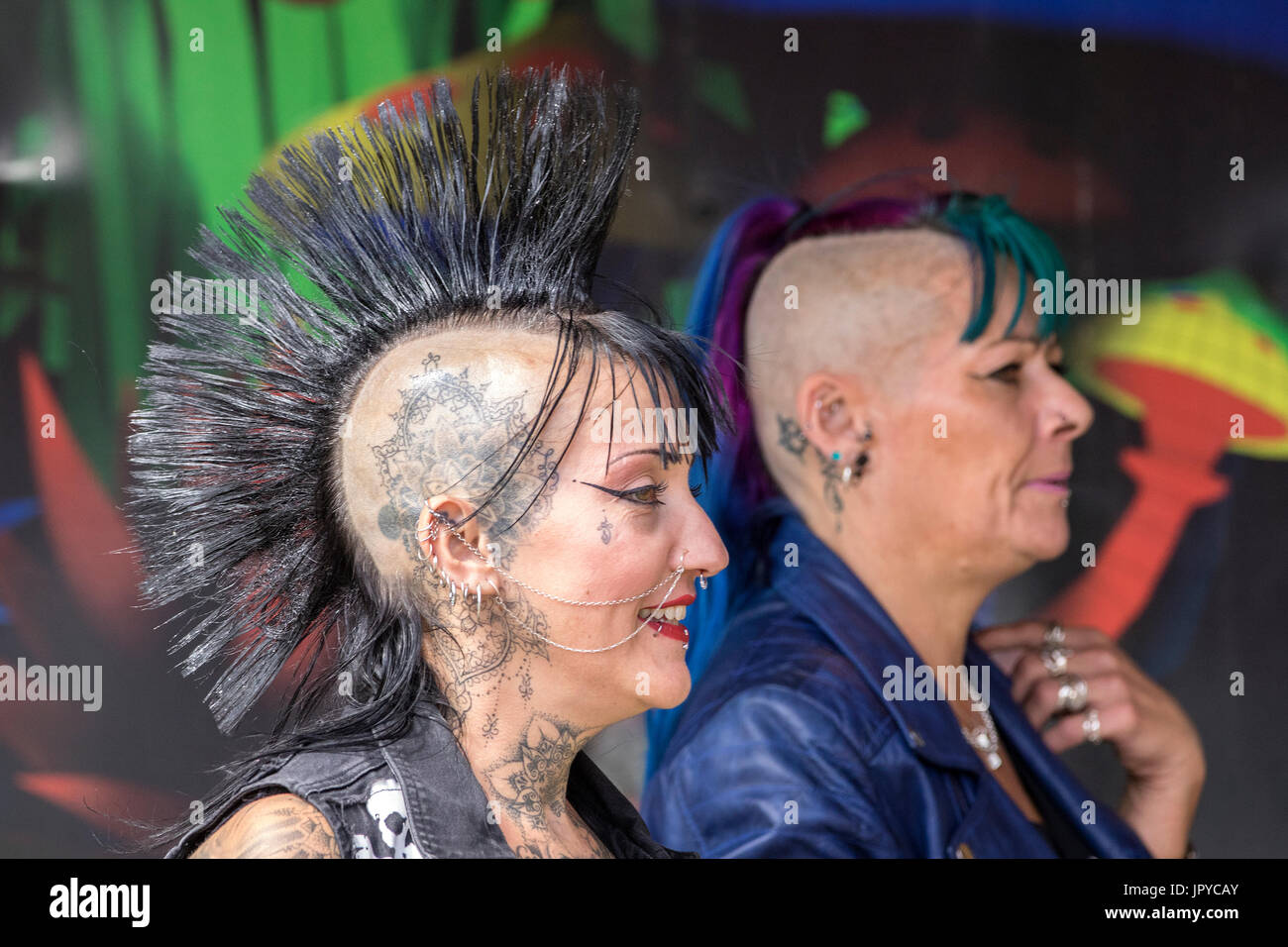 a punk rock rebel rebelling rebellion Blackpool festival spike spiked ...