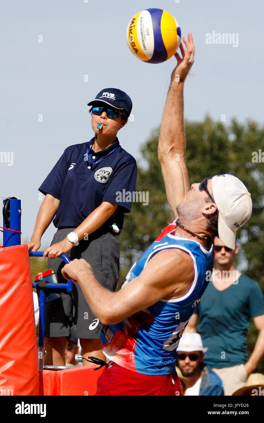 Vienna, Austria. 03rd Aug, 2017. Round of 16 elimination match between ...