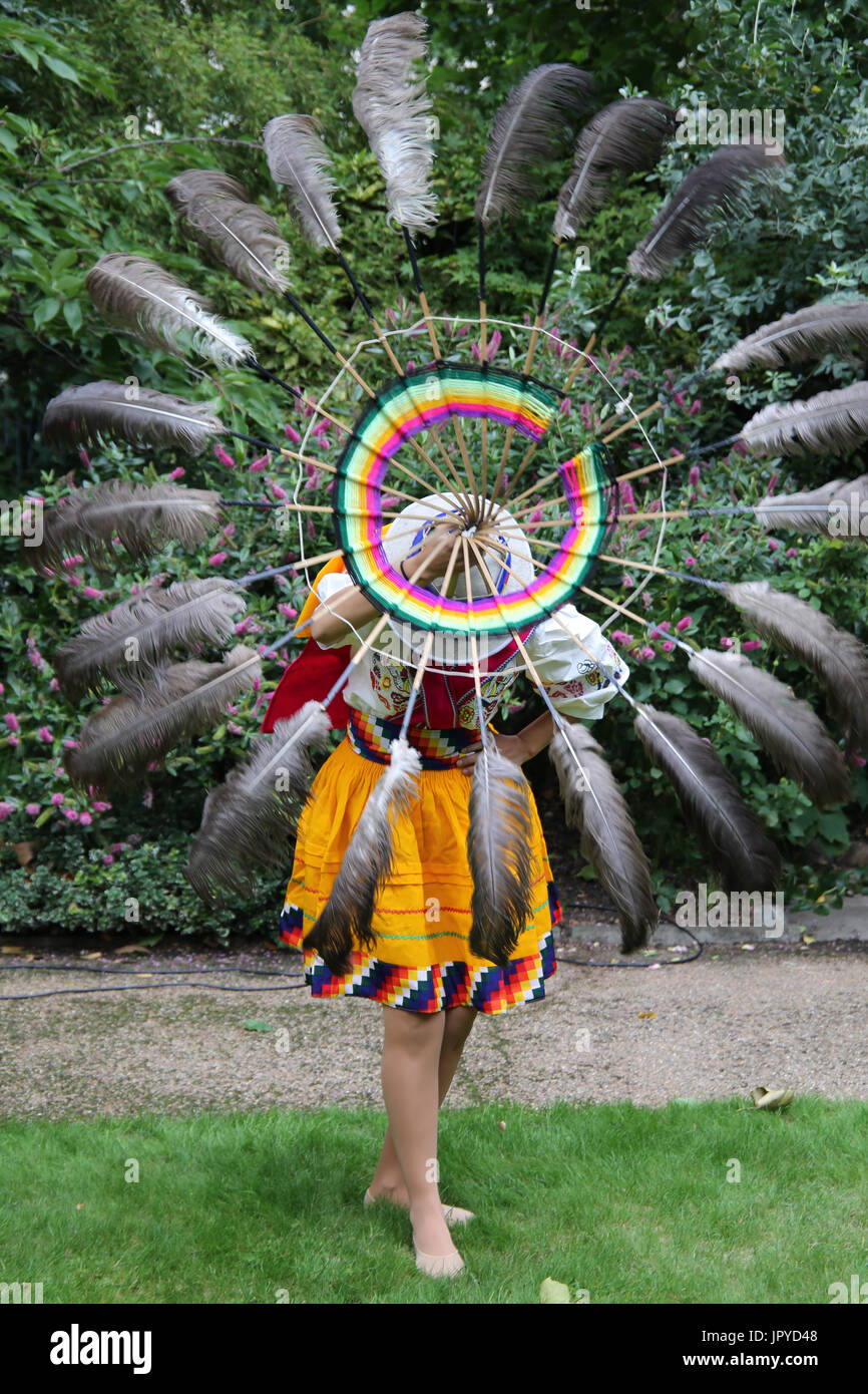 London, UK. 03rd Aug, 2017. Bolivia Independence day, August the 6, was ...