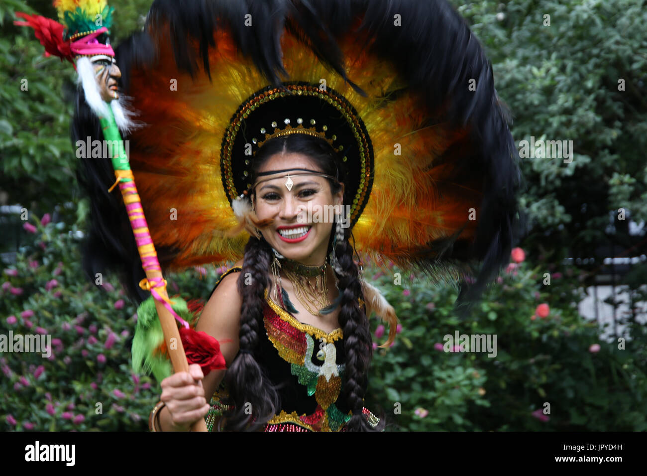 London, UK. 03rd Aug, 2017. Bolivia Independence day, August the 6, was ...