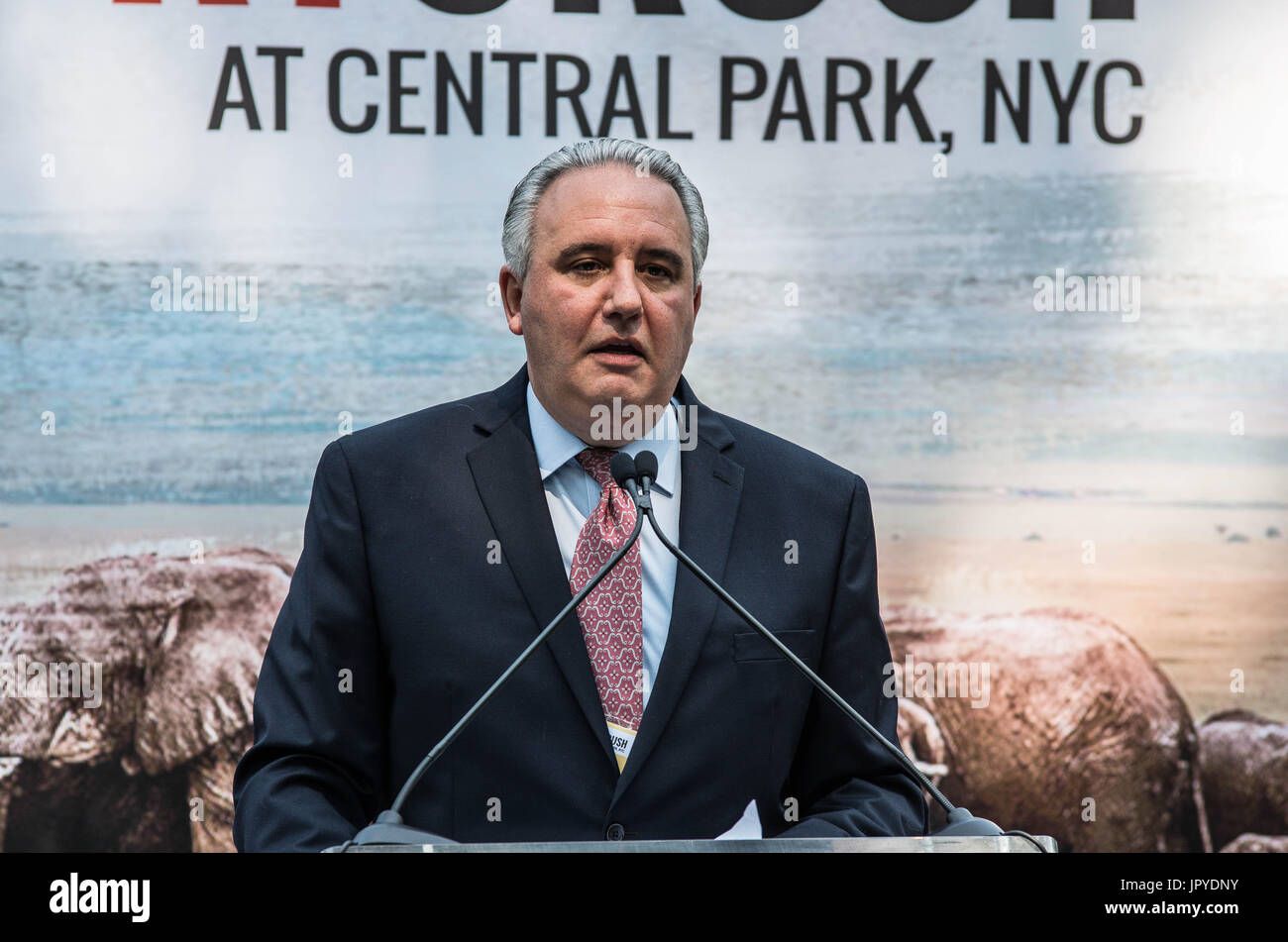 New York City, New York, USA. 3rd Aug, 2017. John Calvelli, director of ...