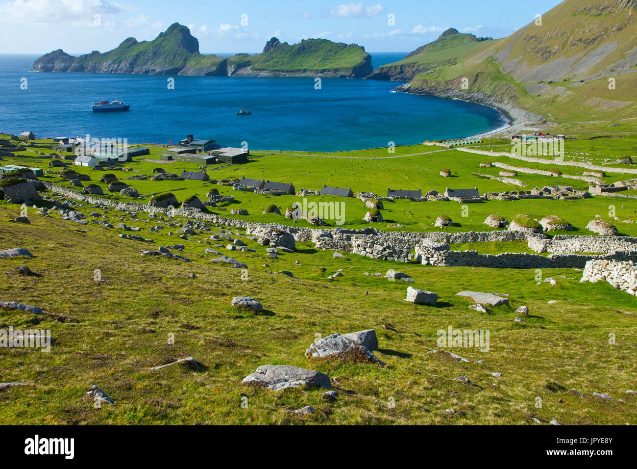 Village Bay - St Kilda Hirta Scotland Hebrides Stock Photo - Alamy