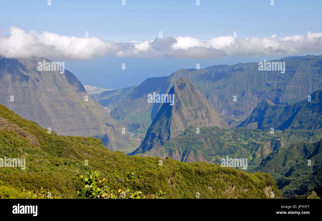 Cirque de Mafate - Reunion Island Stock Photo - Alamy
