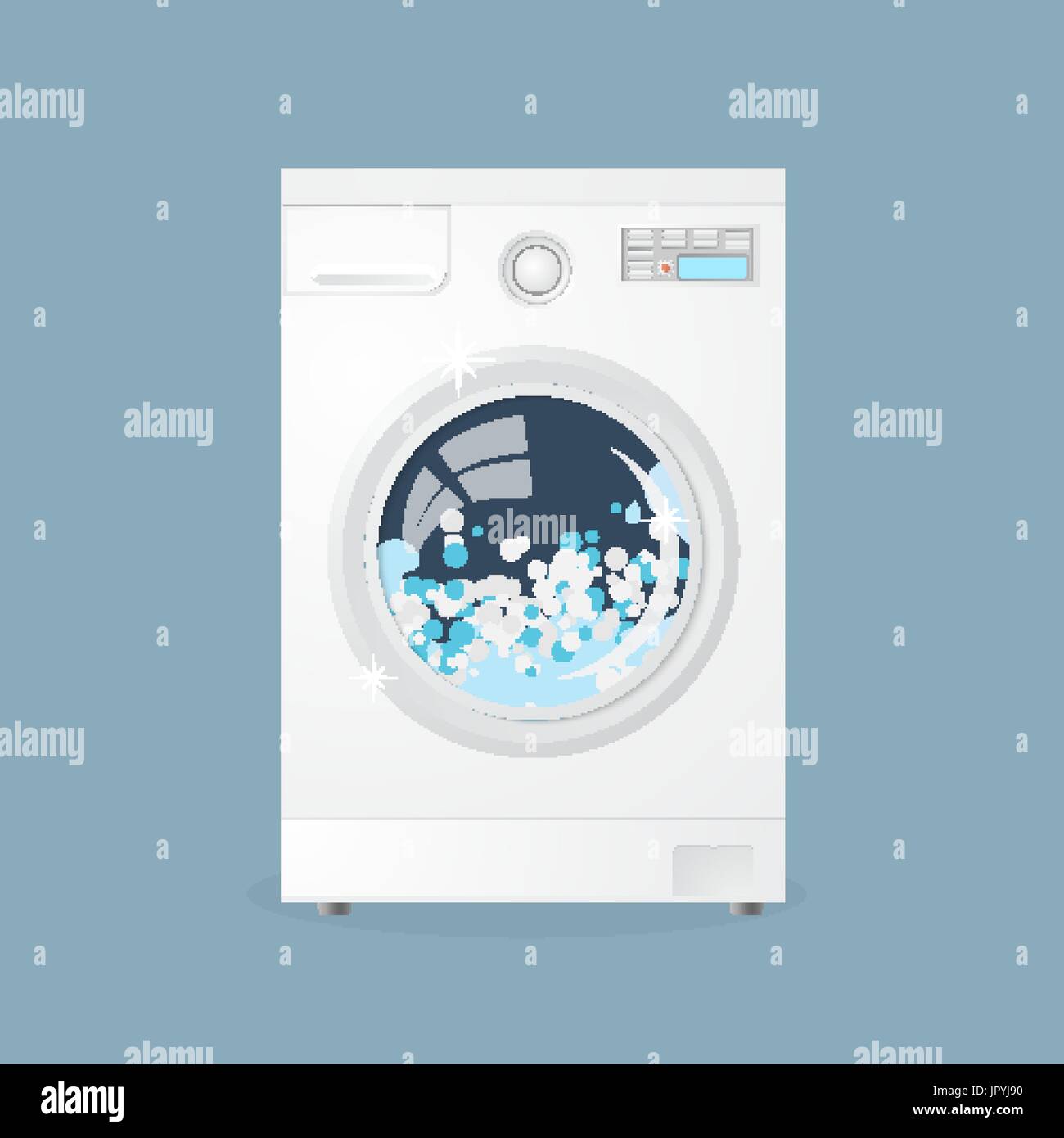 Automatic wash machine Stock Vector Images - Alamy