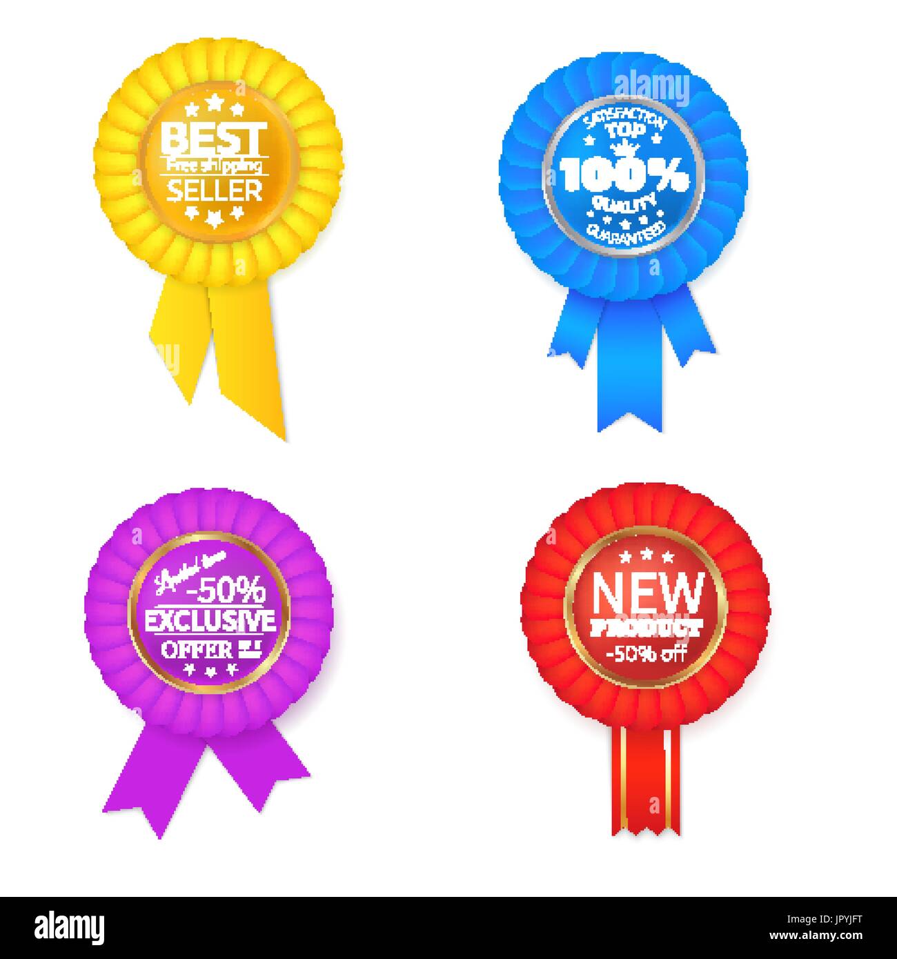 Rosette symbol on top Stock Vector Images - Alamy