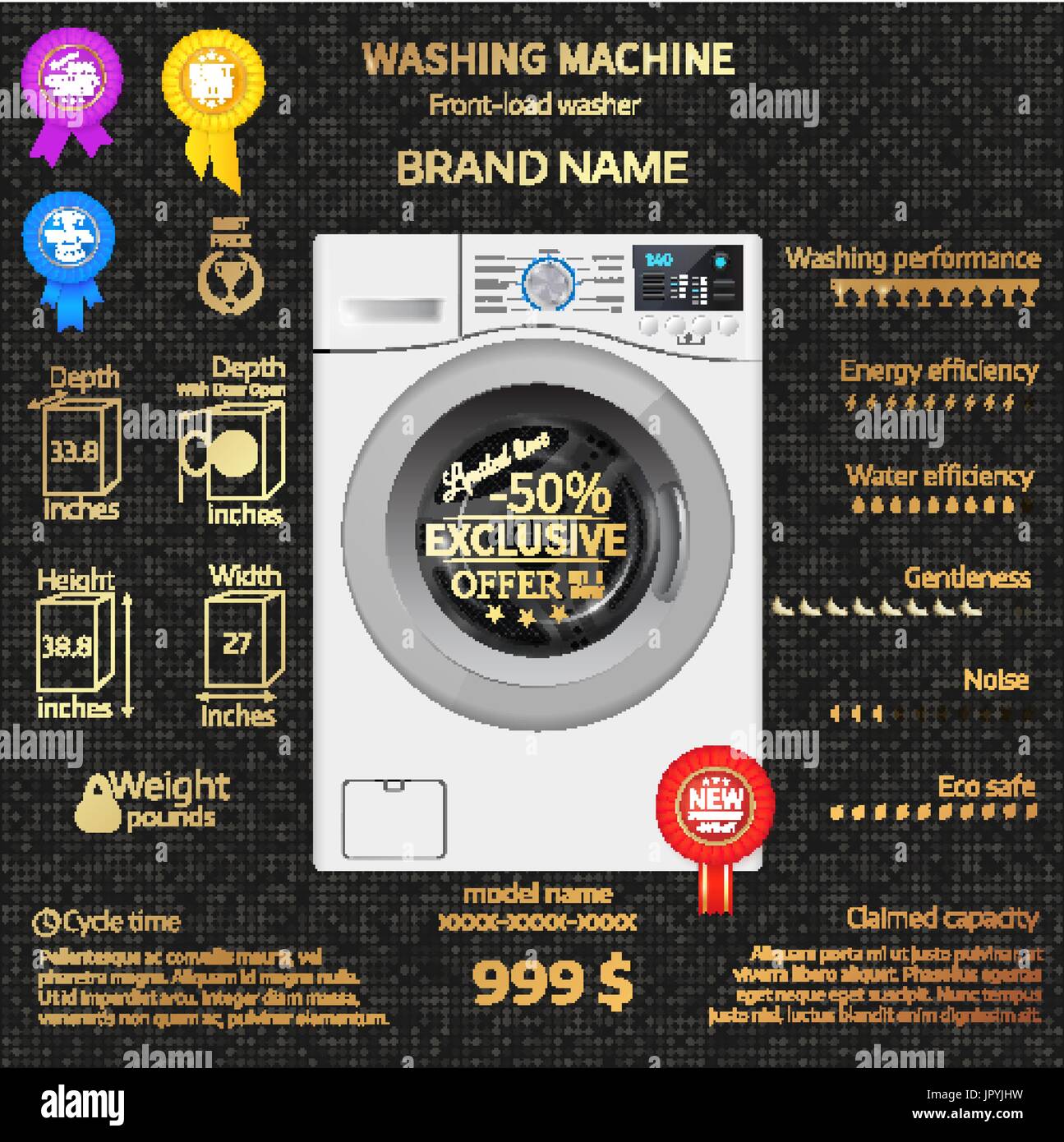 Gold washing illustration Stock Vector Images - Alamy