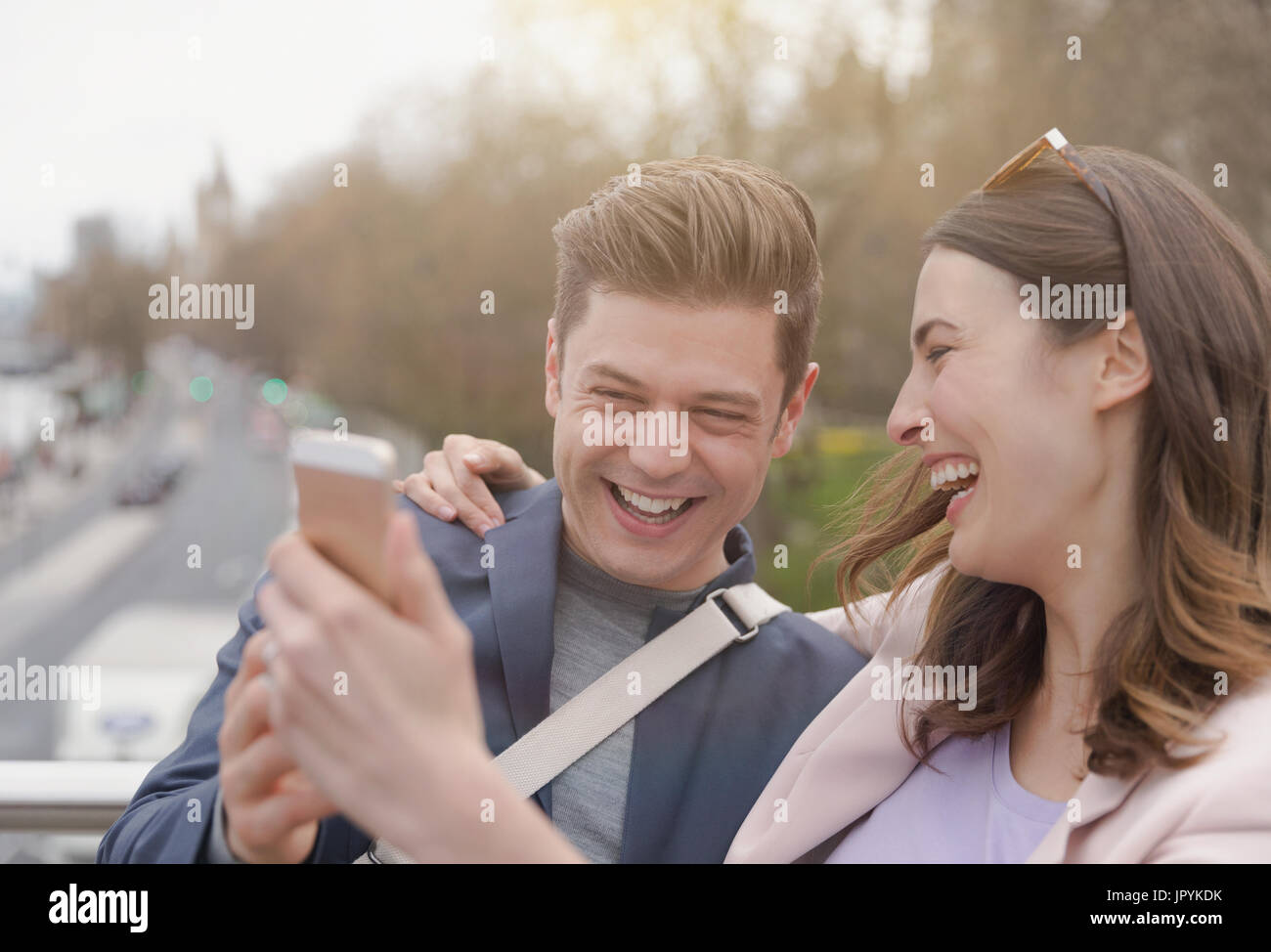 Men selfie laughing hi-res stock photography and images - Alamy