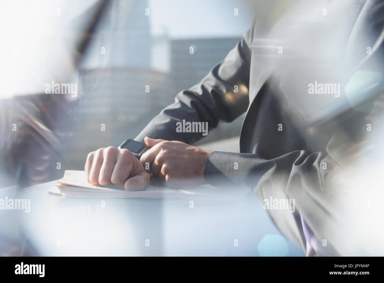 Midsection mature businessman using hi-res stock photography and images ...